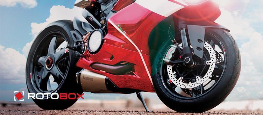 ROTOBOX Carbon Fiber Motorcycle Wheels